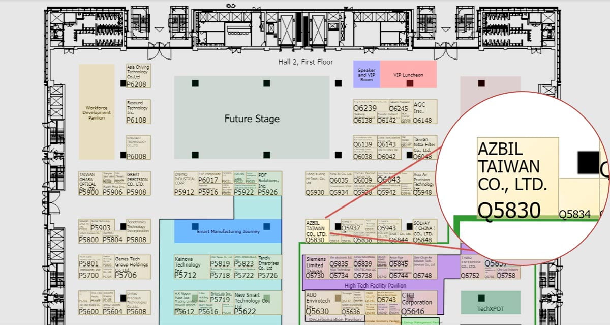 SEMICON Taiwan 2023 - 台灣azbil